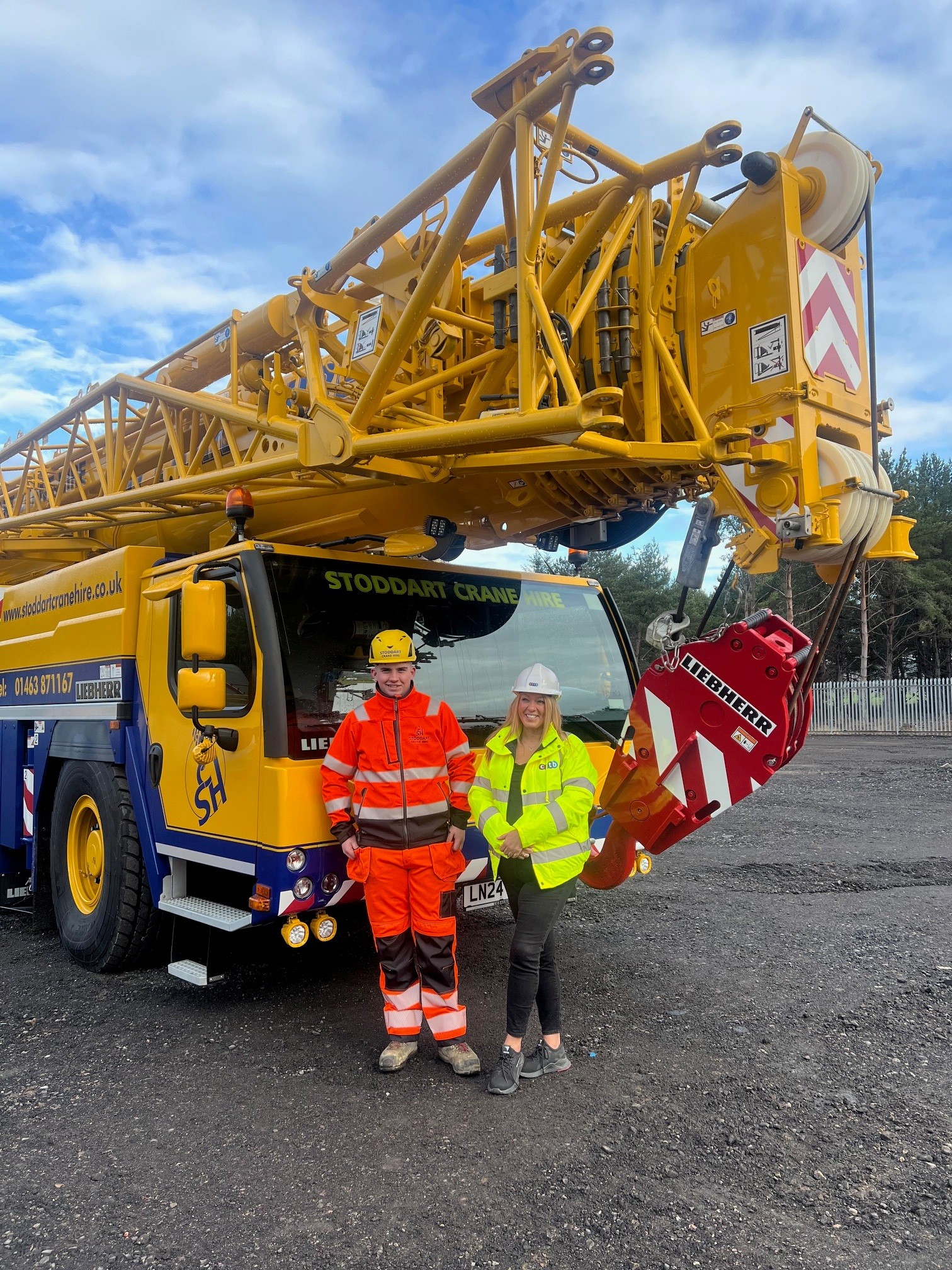 Stoddart Crane Hire’s youngest apprentice takes his career to new heights | Scottish ...